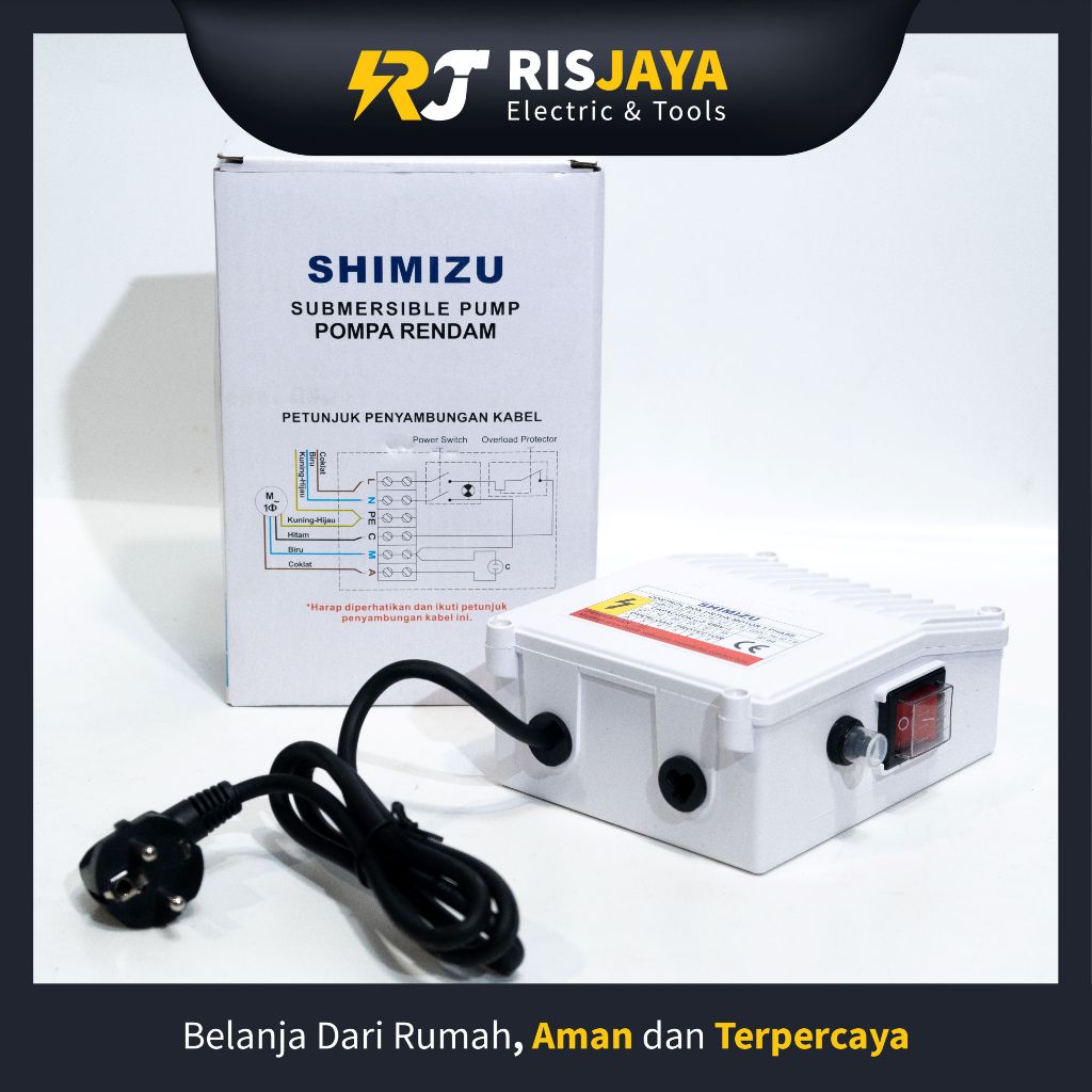 Jual Control Box Pompa Air Satelit / Submersible Pum HP 1.0 Merk ...