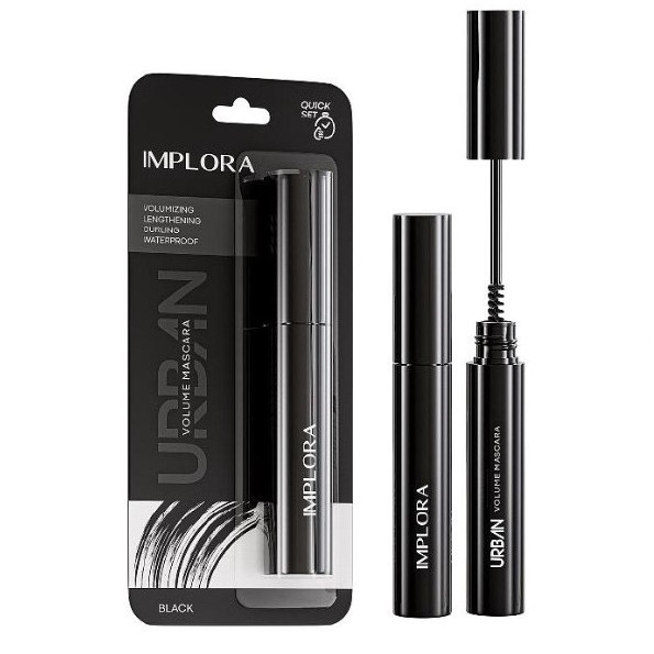 Jual NEW! Implora Urban Volume Mascara Black | Shopee Indonesia