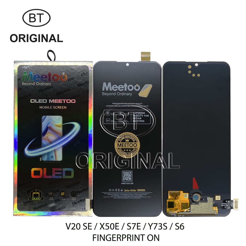 Jual LCD VIVO V20 SE - X50E - S7E - Y73S - S6 - FINGERPRINT ON - OLED MEETOO | Shopee Indonesia