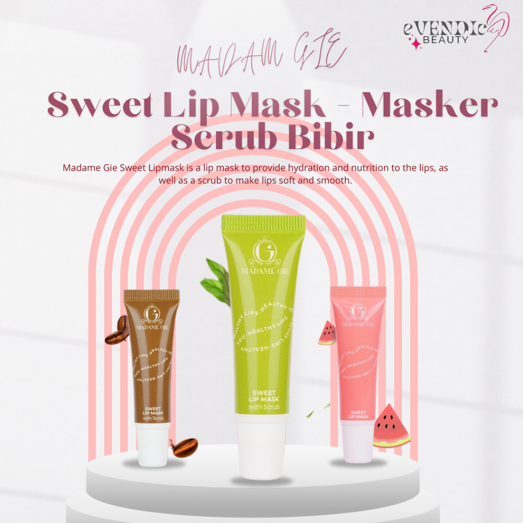 Jual Madame Gie Sweet Lip Mask - Masker Scrub Bibir WATERMELON | MATCHA ...