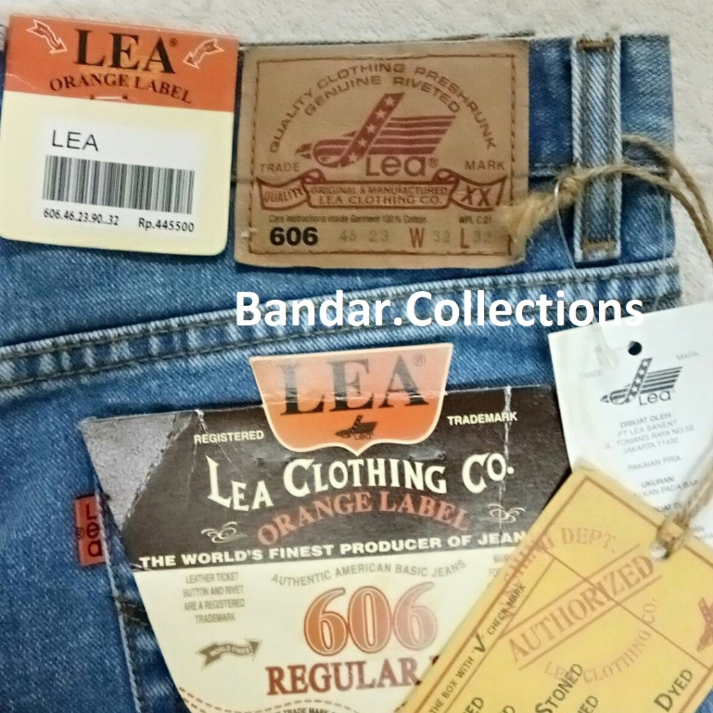 Jual PROMO SPECIAL RAMADHAN!! CELANA JEANS LEA 606 ORANGE LABEL REGULAR ...