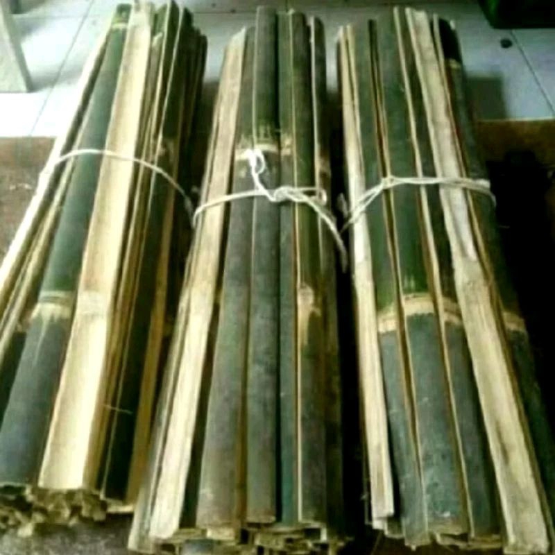 Jual AJIR TANAMAN / BAMBU BILAH PANJANG 200 CM / 2 METER ACIR TANAMAN ...