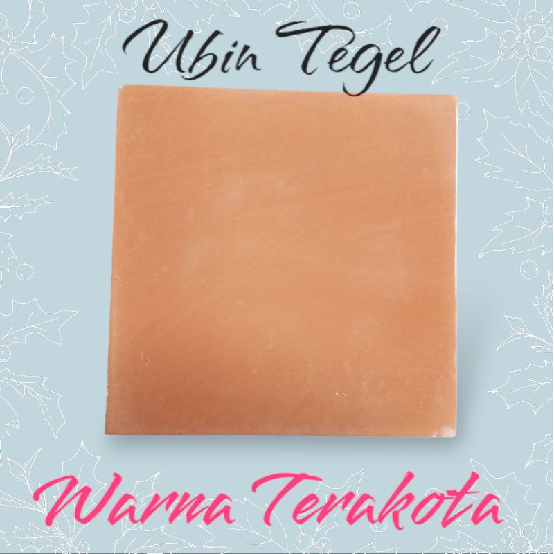 Jual Ubin Tegel Polos Warna Terakota Tekel Lantai Kuno Ubin Semen ...