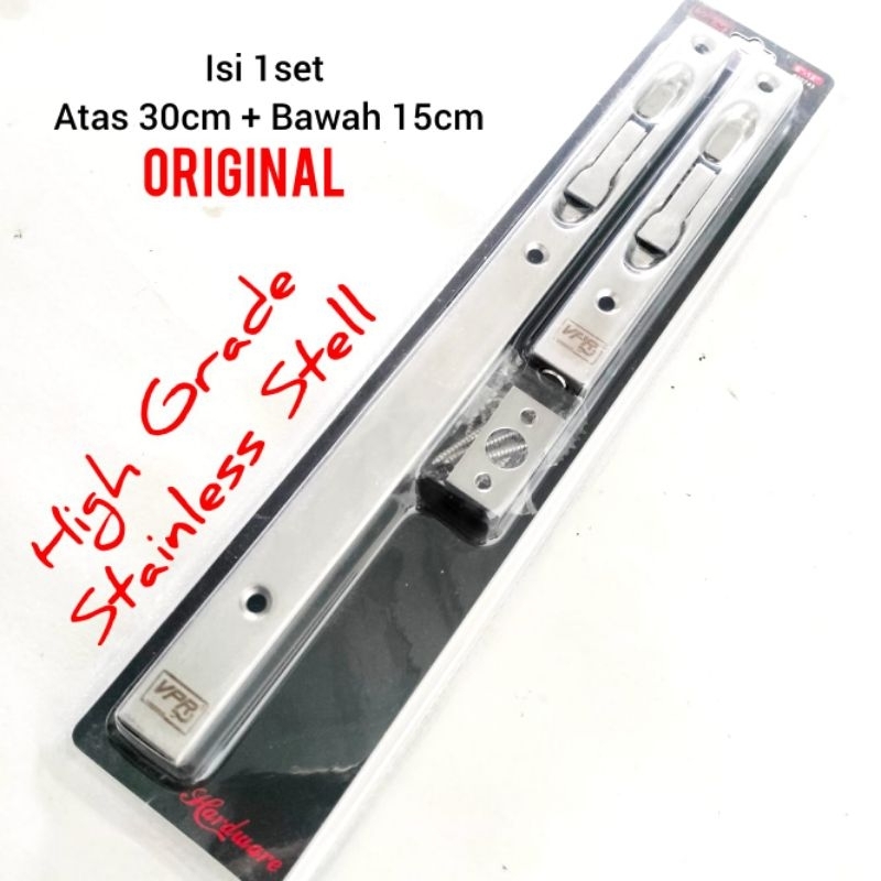 Jual Grendel Tanam 60cm 1set - Slot Tanam pintu kupu - Grendel pintu ...