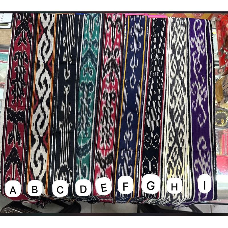 Jual Syal Ikat Kepala Tenun Ethnic motif Dayak kalimantan | Shopee ...