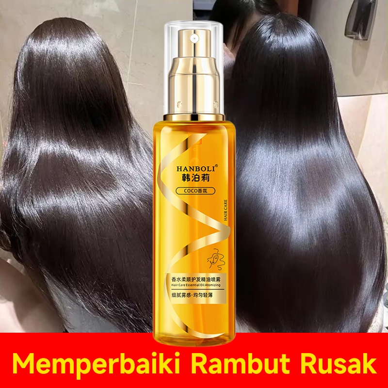 Jual 100ml Hair Vitamin Rambut Kering Hair Serum Spray Hair Moroccan ...
