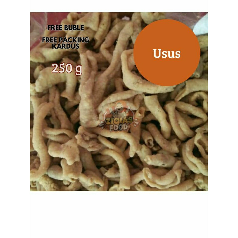 Jual {250 g} keripik usus / snack kiloan / snack ringan /camilan ...