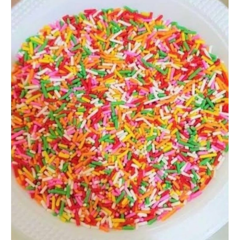 Jual Meses Warna , Meses Rainbow Repack kemasan 250gram | Shopee Indonesia