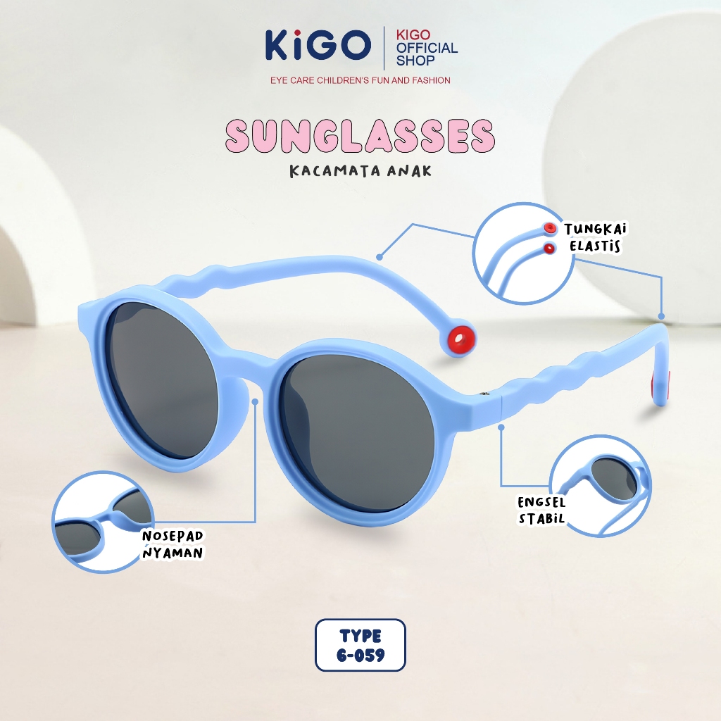 Jual Kigo Kacamata Anak Sunglasses Polarized Anti UV Kids Style ...
