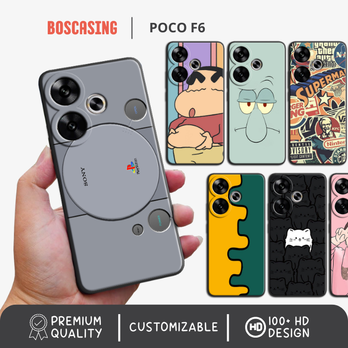 Jual BOSCASING - Premium Casing Case Softcase POCO F6 5G Aesthetic Lucu ...