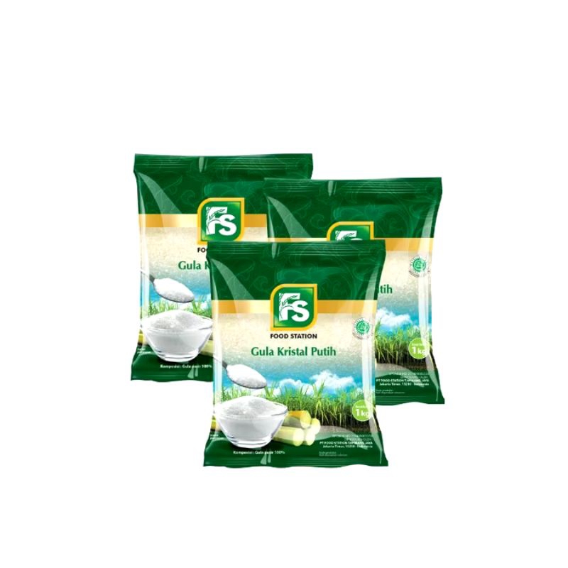 Jual FS Food Station Gula Kristal Putih 1kg | Shopee Indonesia