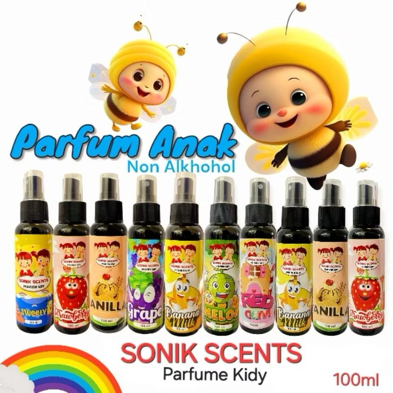 Jual Parfum Kids Parfum Anak Parfum Kidy 100ml Bpom Non Alcohol Wangi ...
