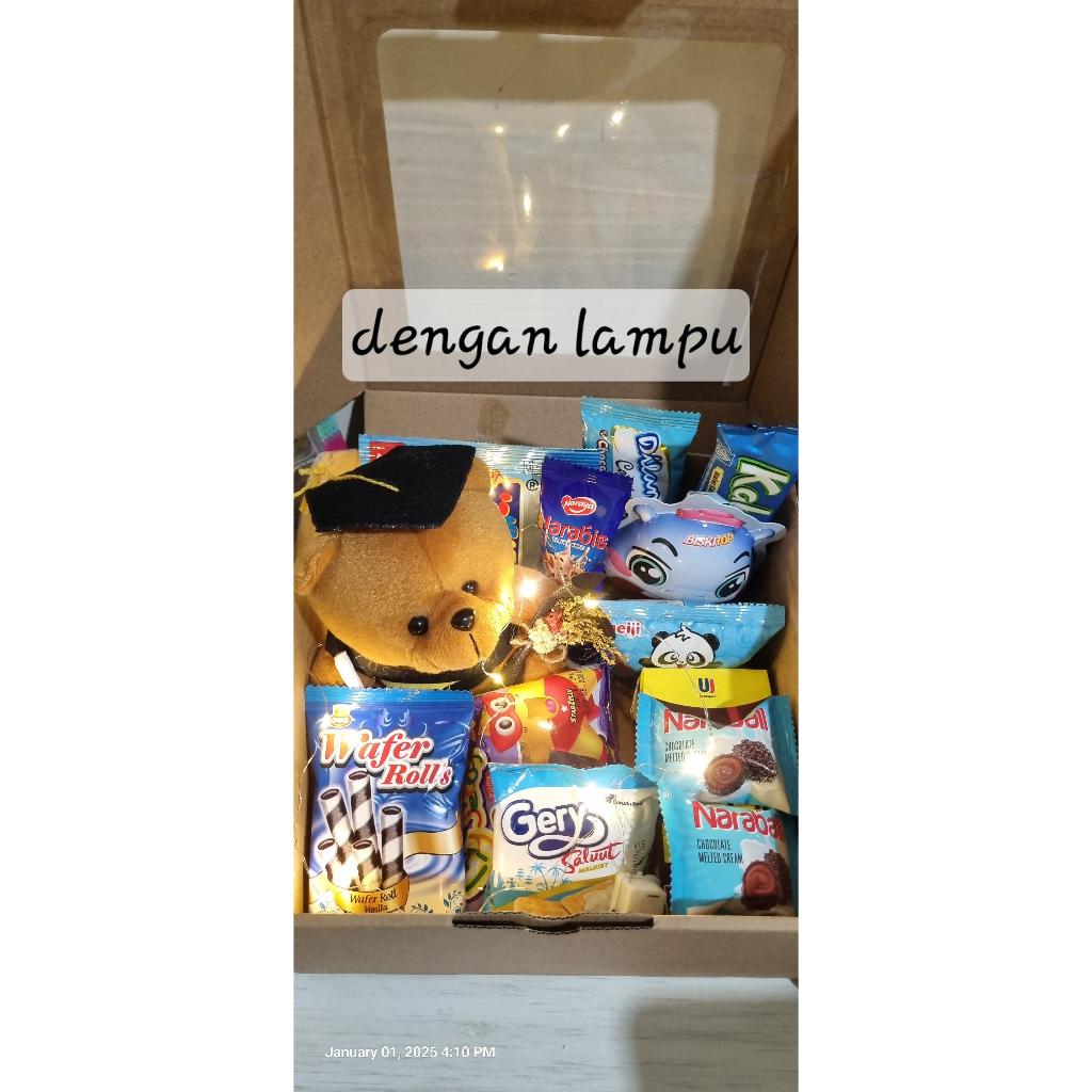 Jual Paket Snack Box Besar Wisuda Paket Hampers Besar Graduation Wisuda ...