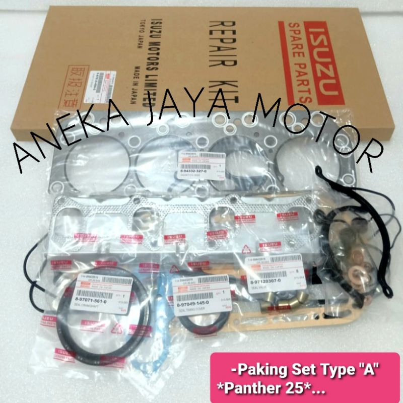 Jual packing gasket full set paking set Isuzu panther 2.5cc 2.500cc original | Shopee Indonesia