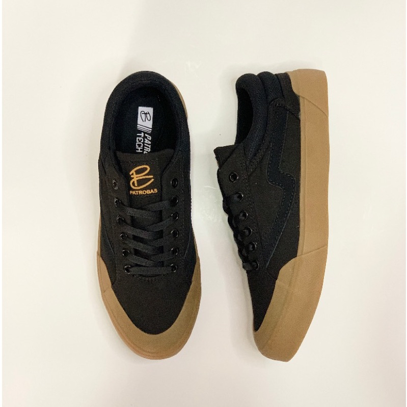 Jual Patrobas Cloud Low Black Gum - Sepatu Sneakers Casual Pria Wanita ...