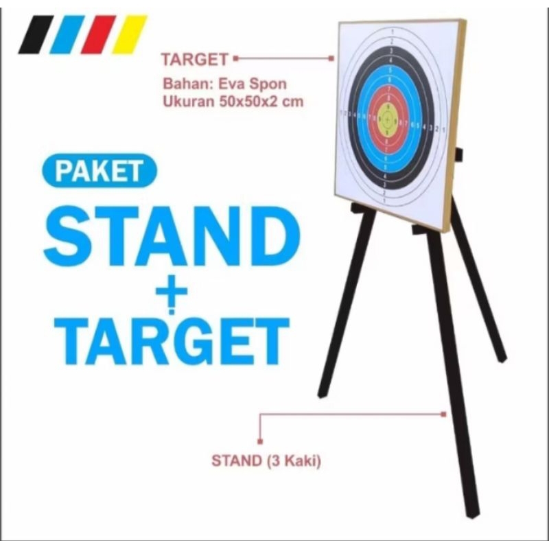 Jual PANAHAN PAKET STAND + TARGET PANAHAN | Shopee Indonesia