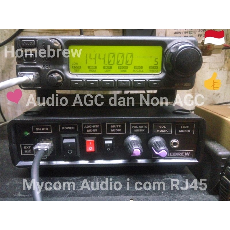 Jual Mycom Audio RiG icom RJ45 (Audio Modulasi AGC dan Non AGC ...