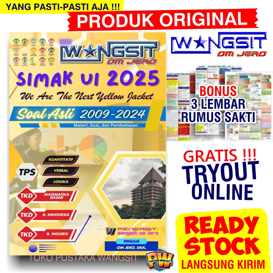 Jual Buku Wangsit SIMAK UI 2025 - Buku Wangsit OM JERO UTBK SNBT SIMAK ... Jual Buku Wangsit SIMAK UI 2025 - Buku Wangsit OM JERO UTBK SNBT SIMAK ...