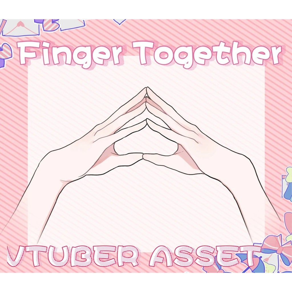 Jual Vtuber / Live2d Assets - Finger together arm | Shopee Indonesia