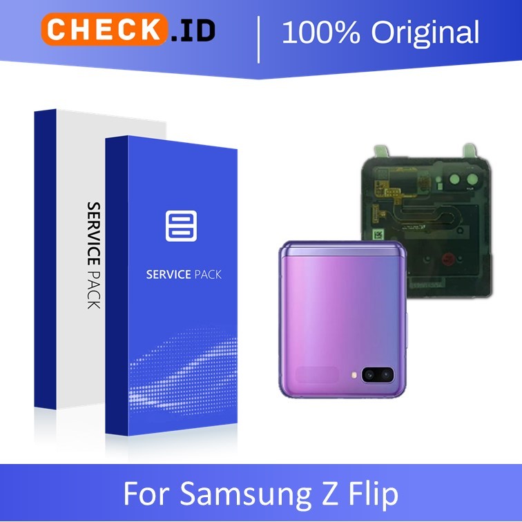 Jual [ CHECK.ID ] LCD BAGIAN DEPAN COVER SCREEN SAMSUNG Z FLIP SM-F700 ...