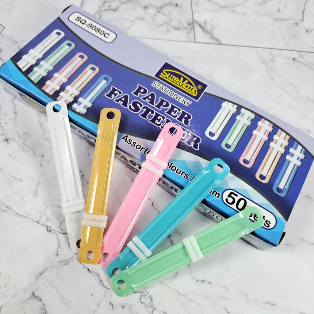 Jual Suremark Paper Fastener 80 mm Set Pengikat Berkas Praktis (50 Sets ...