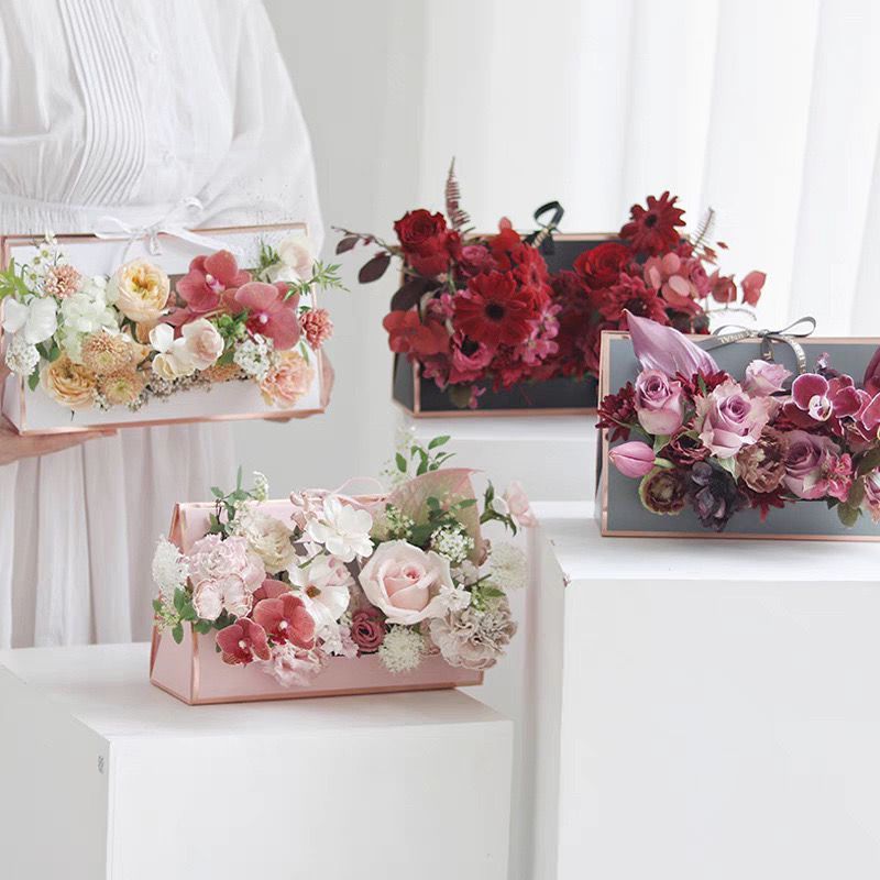 Jual RECTANGLE Bloom Box - Flower Box - Box Bunga - Vas Bunga - Kotak Bunga | Shopee Indonesia