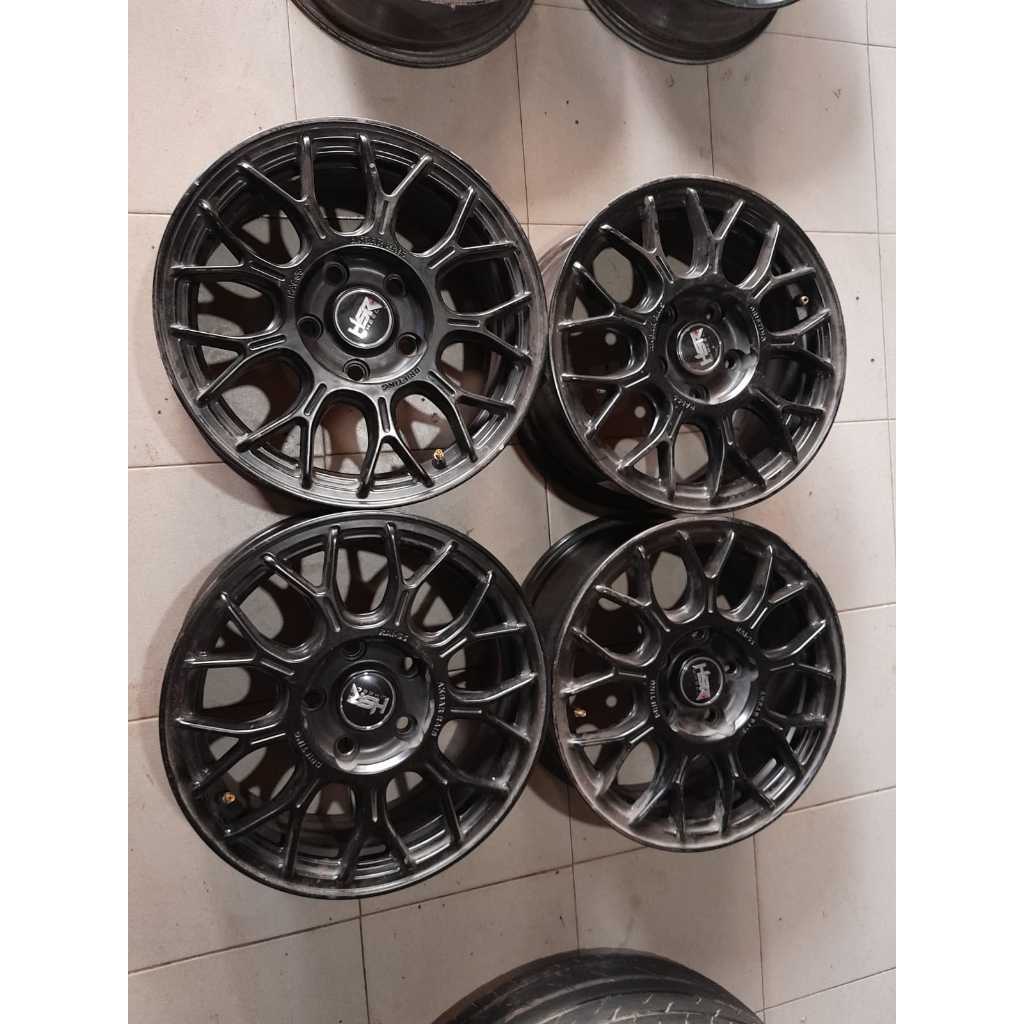 Jual VELG MOBIL SECOND BEKAS HSR RAI S5 RING 15 LEBAR 6,5 PCD 5X114 ...