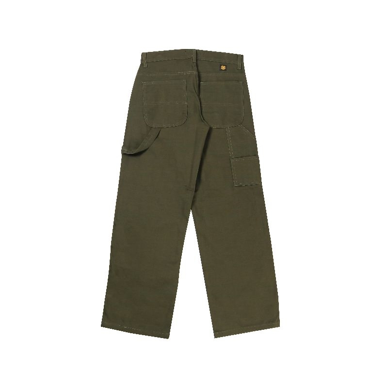 Jual YS- Carpenter Pants Celana Carpenter Losse Fit Chino Hijau Army ...