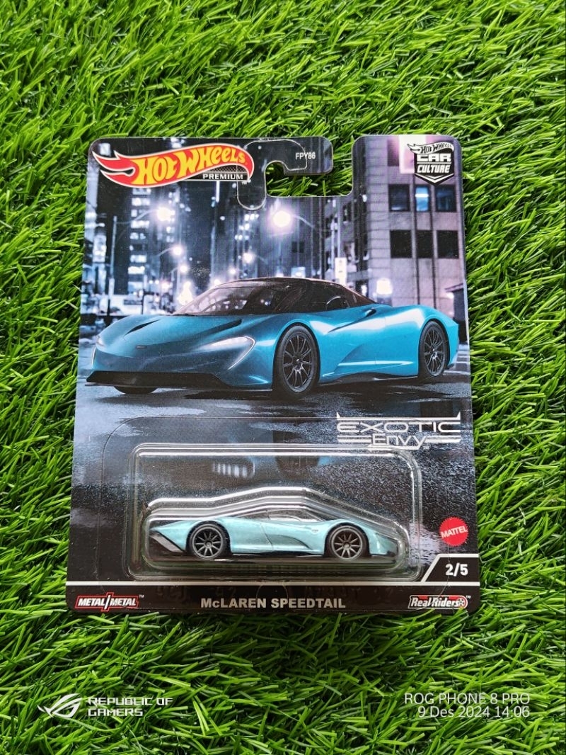 Jual Hot Wheels PREMIUM EXOTIC ENVY MCLAREN SPEEDTAIL BLUE | Shopee ...