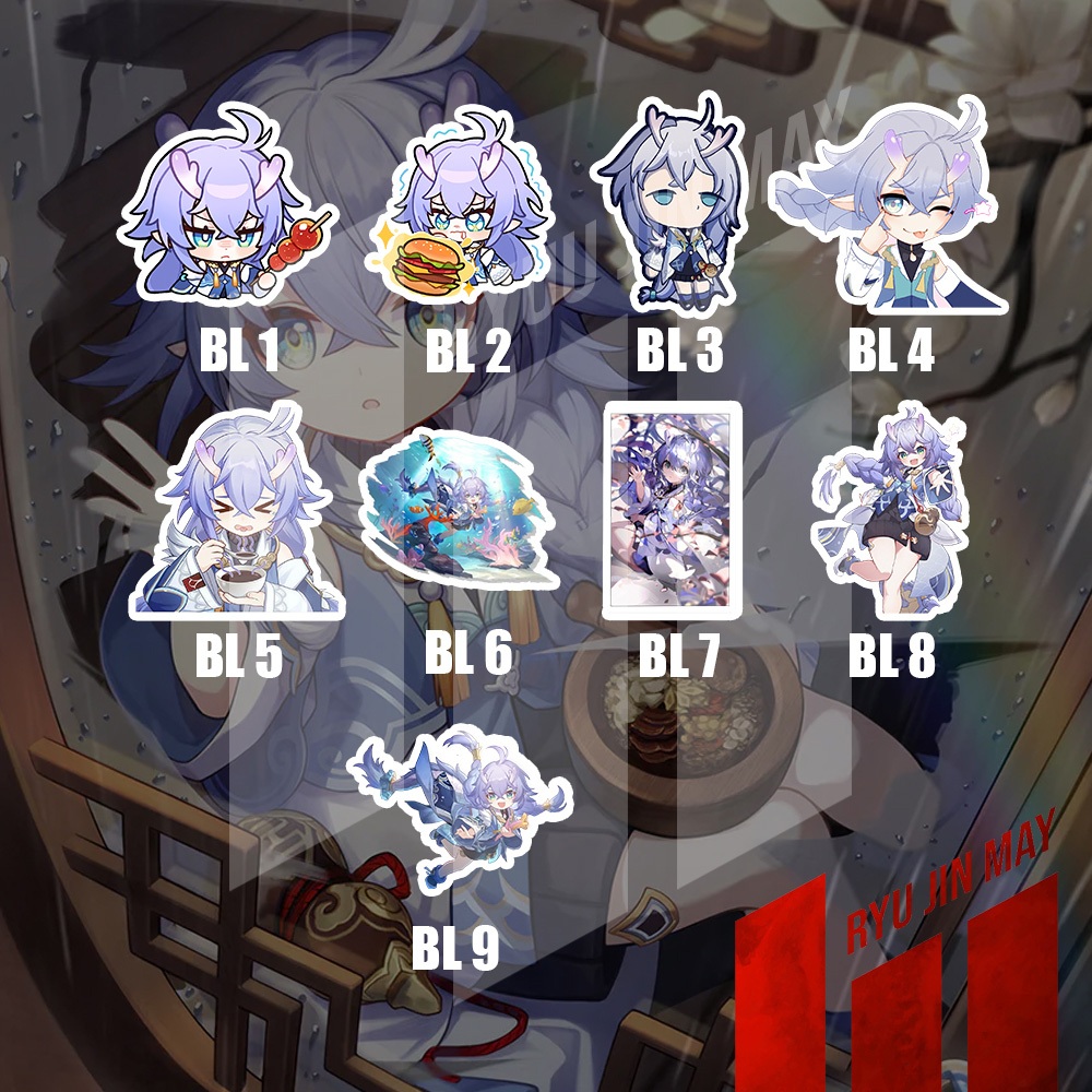 Jual Sticker Anime - Honkai Star Rail - Bailu | Shopee Indonesia