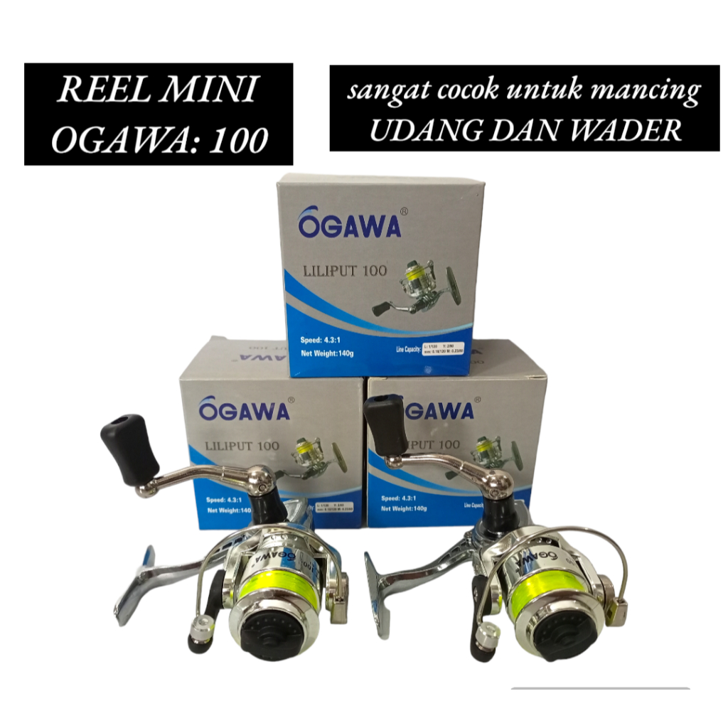 Jual RELL MINI REEL MINI OGAWA UKURAN 100 | Shopee Indonesia