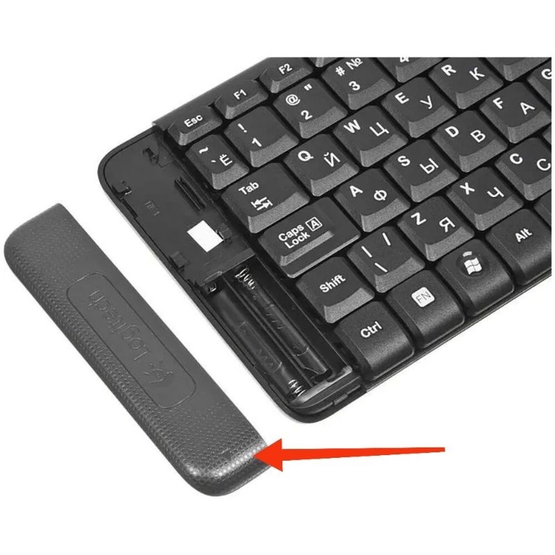 Jual Tutup Cover Battery Keyboard Logitech MK220 MK215 K220 Black ...