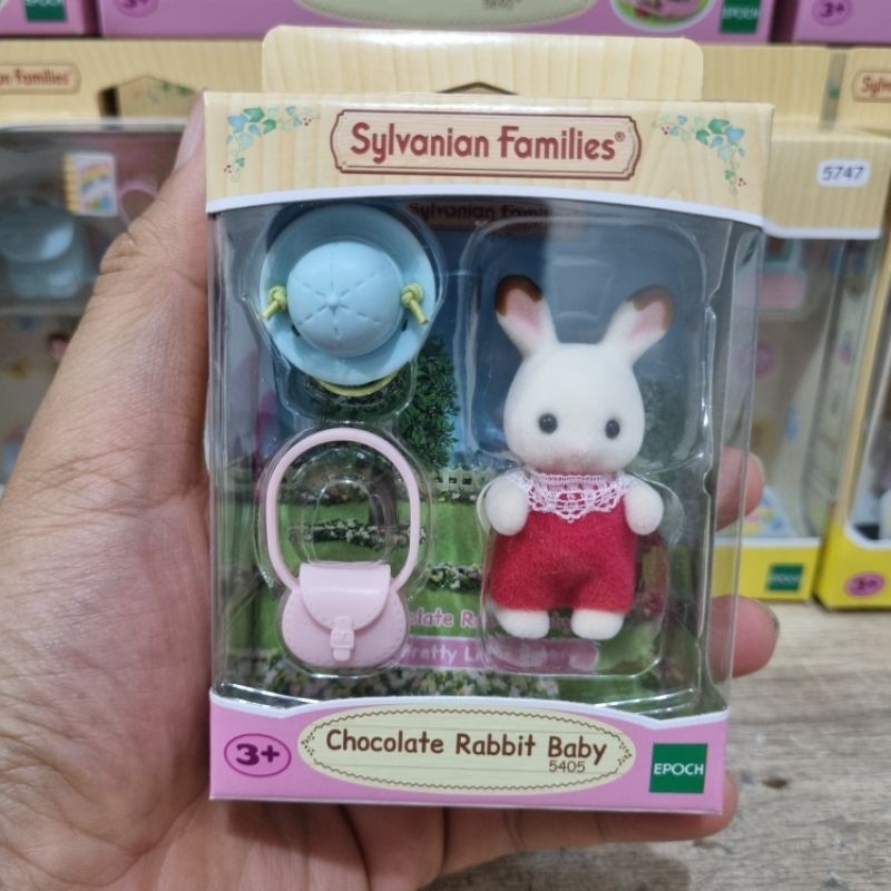 Jual Mainan Koleksi Sylvanian Families Chocolate Rabbit Baby Original ...