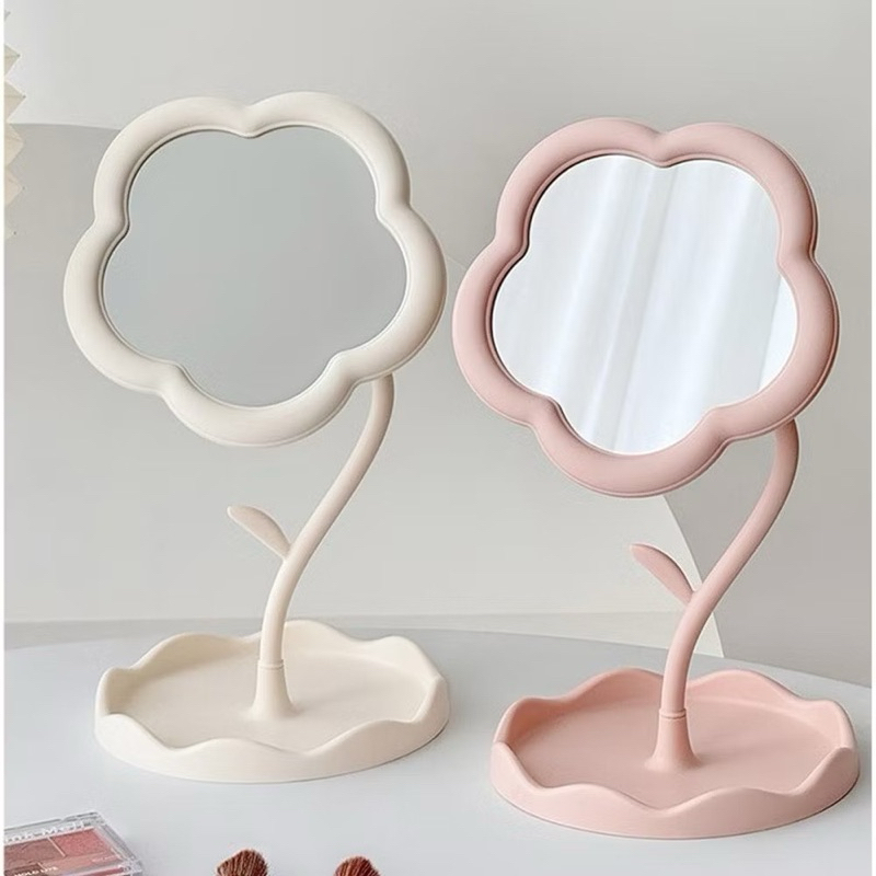 Jual Cermin Rias Bunga Stand Mirror Kaca Bunga Cermin Aesthetic ...