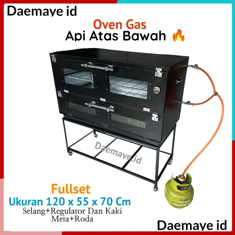 Jual Oven Gas Api Atas Bawah/UKuran 120x55x70cm | Shopee Indonesia