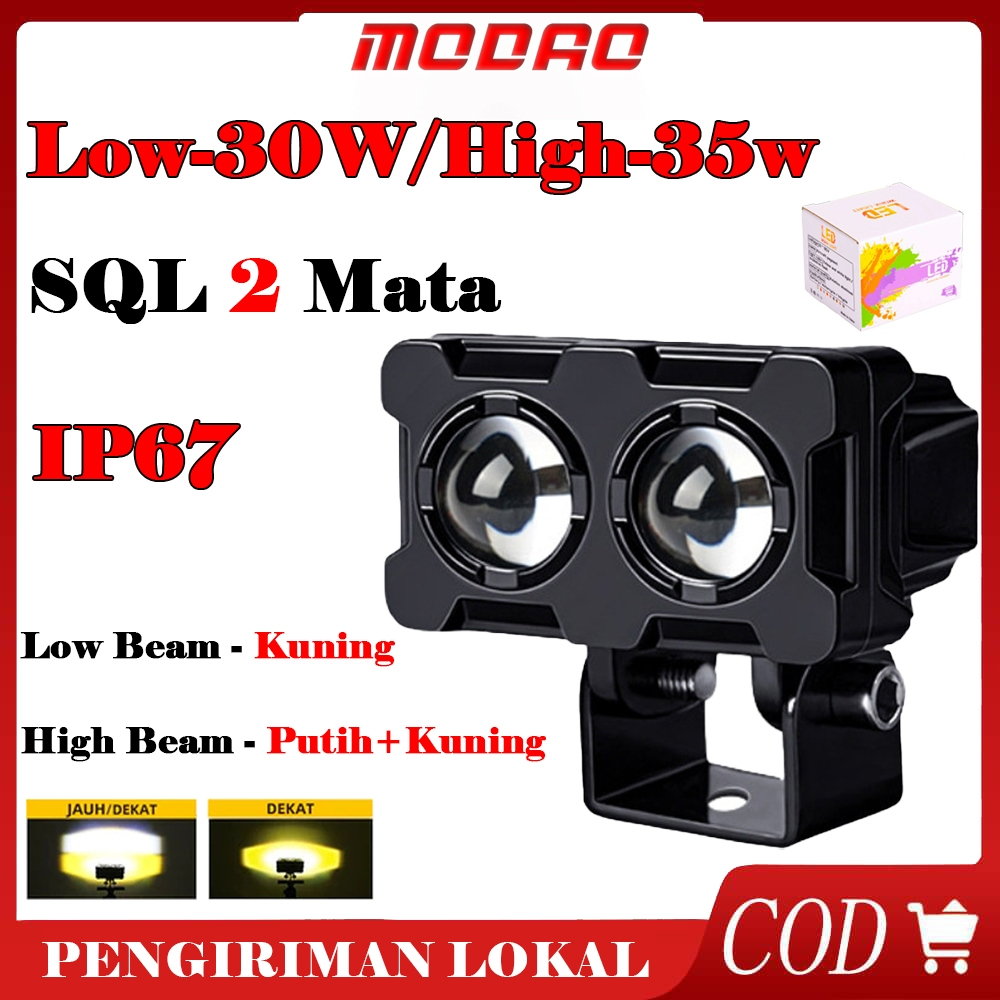 Jual Lampu Tembak Sorot Laser SQL 2 Mata 3 Mata 4 Mata Devil Eye /Lampu ...