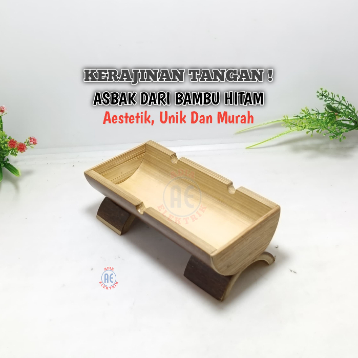 Jual Asbak Bambu Hitam / Asbak Tradisional / Asbak Rokok / Asbak ...