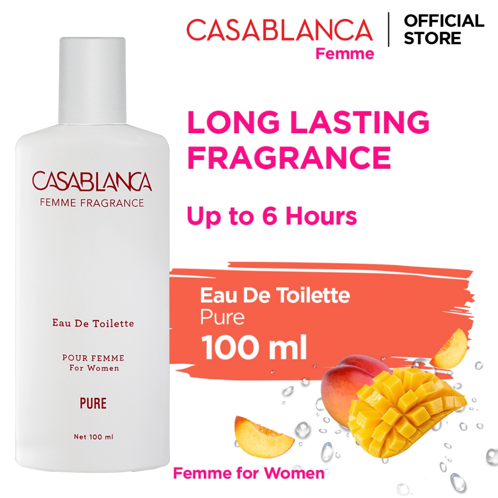 Jual Casablanca Eau De Toilette Femme Clear (Pure) 100ml | Shopee Indonesia