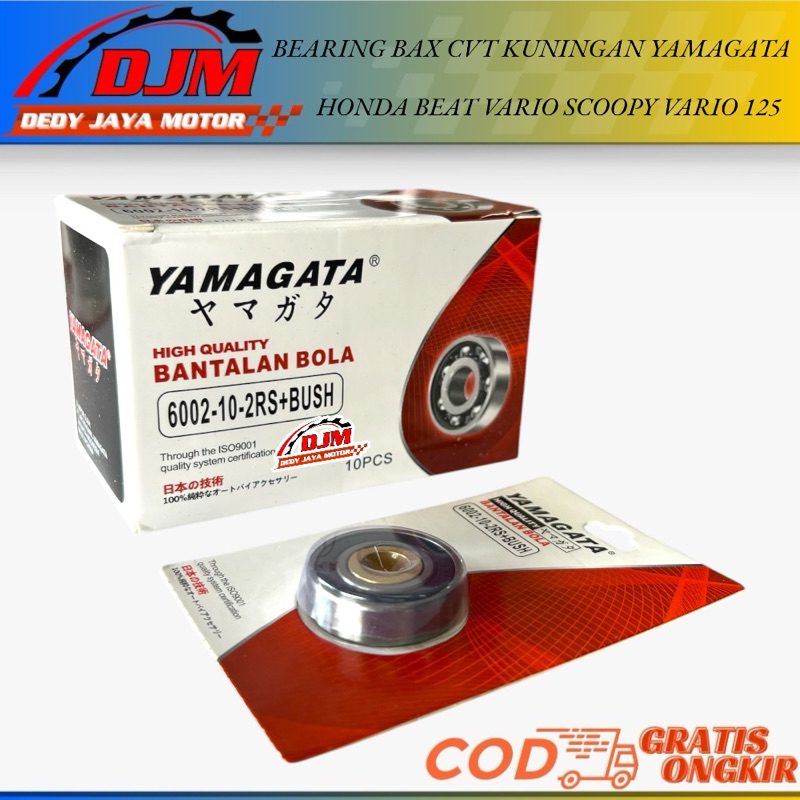 Jual Bearing Bax CVT Kuningan Honda Ukuran 6002-10-2RS-BUSH Harga 1Pcs ...