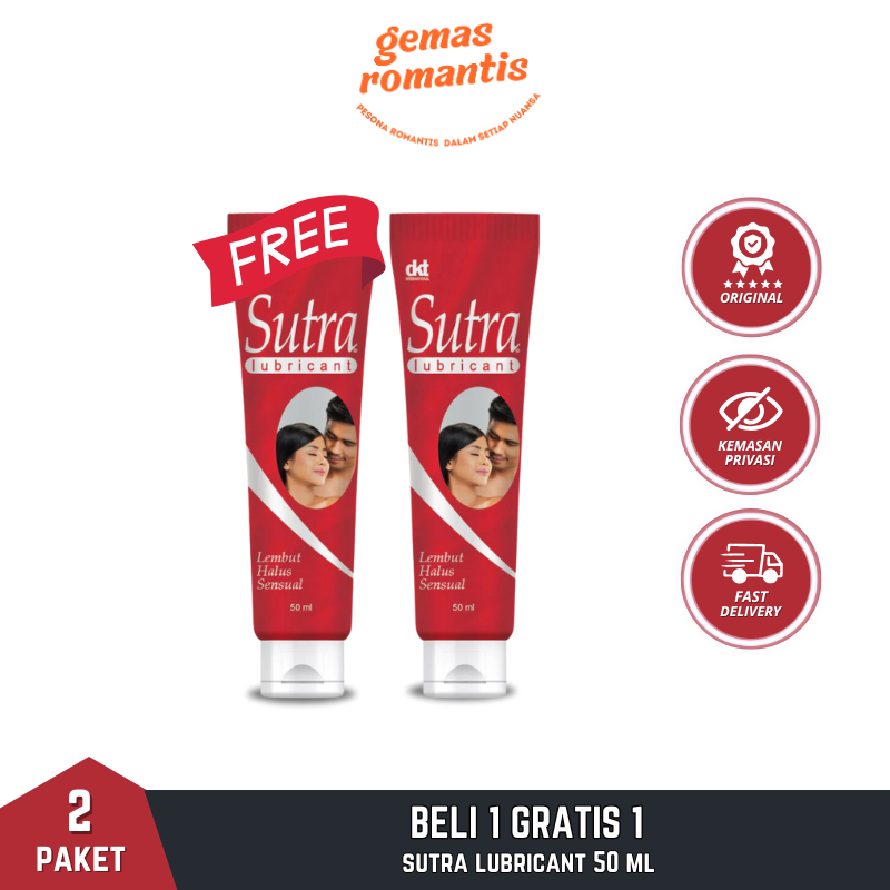 Jual BELI 1 GRATIS 1 Sutra Lubricant 50mL Pelumas sutra Sutra Gel ...