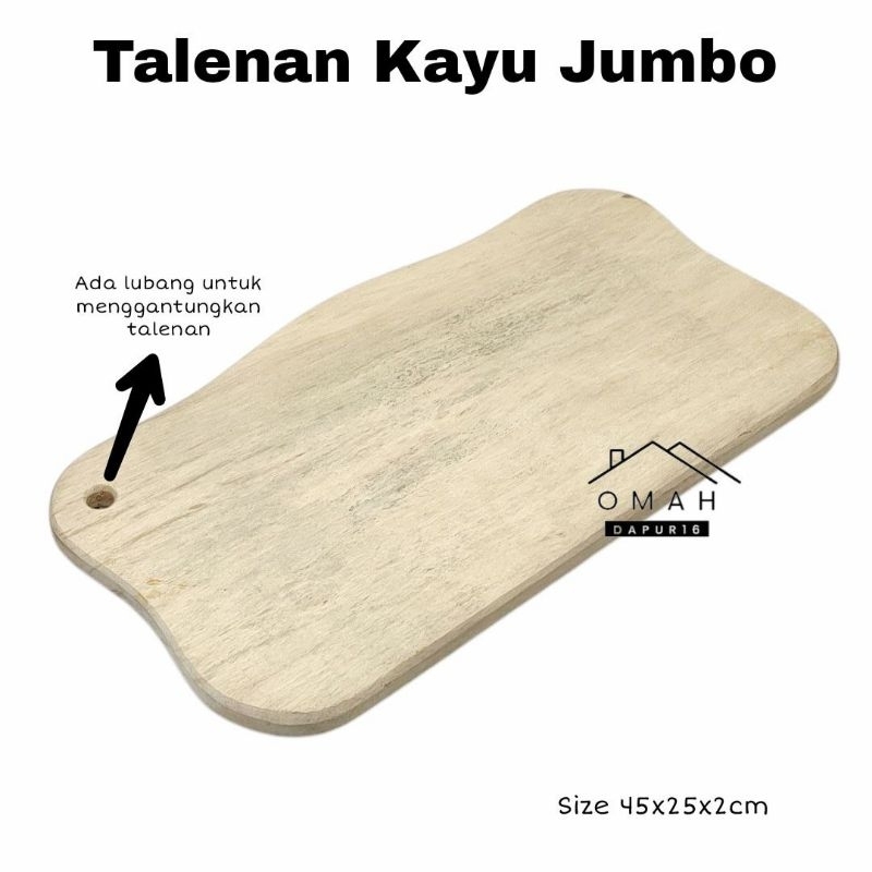 Jual Talenan Kayu Besar Jumbo | Talenan Kayu Daging | Talenan Dapur ...