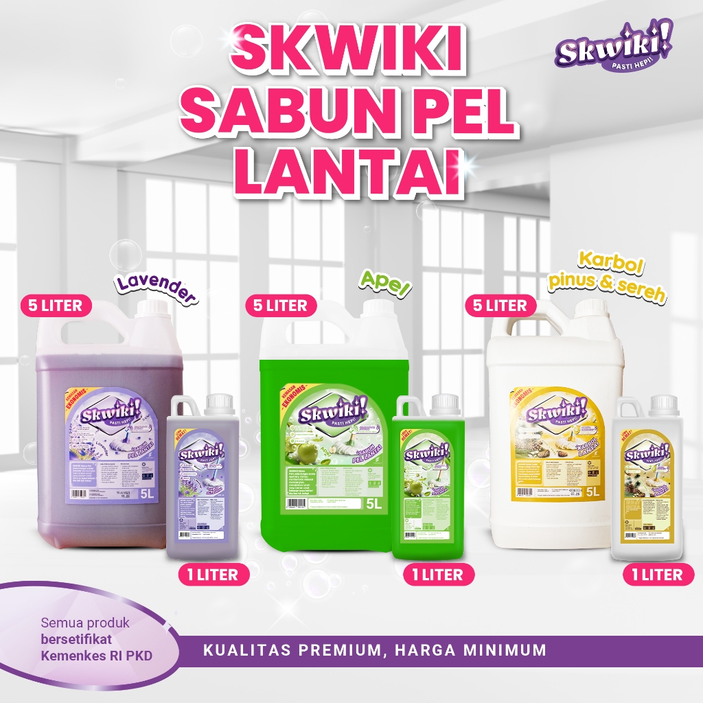Jual SKWIKI! Sabun Pel Lantai Jerigen | Shopee Indonesia