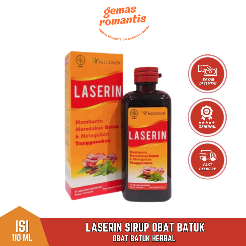 Jual Laserin Sirup Obat Batuk - 110 Ml Obat Batuk Herbal | Shopee Indonesia
