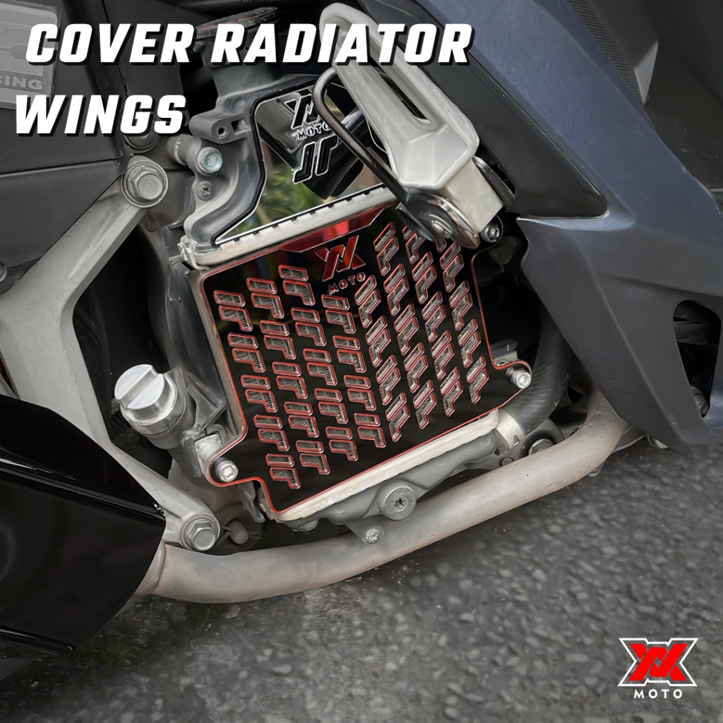 Jual Cover Radiator Black Series Wings Vario Nmax Aerox Lexi Stylo PCX ...