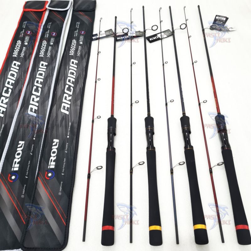 Jual Joran Pancing Iroly Arcadia Top solid carbon ring fuji O type 165 ...
