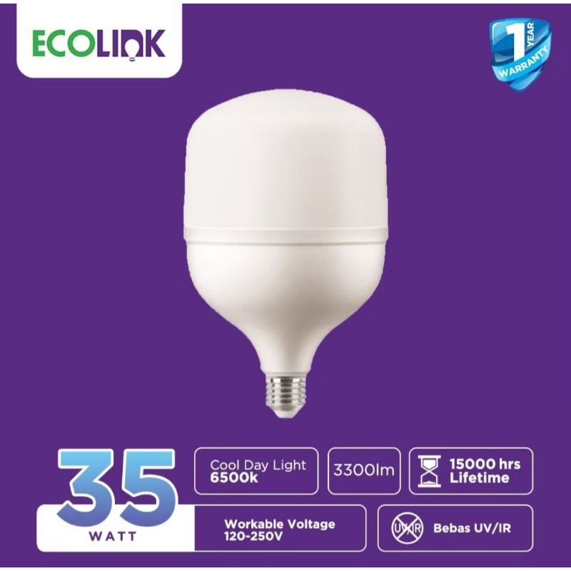 Jual ECOLINK LAMPU CAPSULE LED T-FORCE PUTIH 35W | Shopee Indonesia