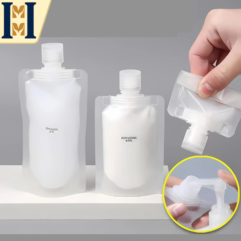 Jual Travel Pouch Botol Refill Transparan – Botol Portable untuk Shower ...