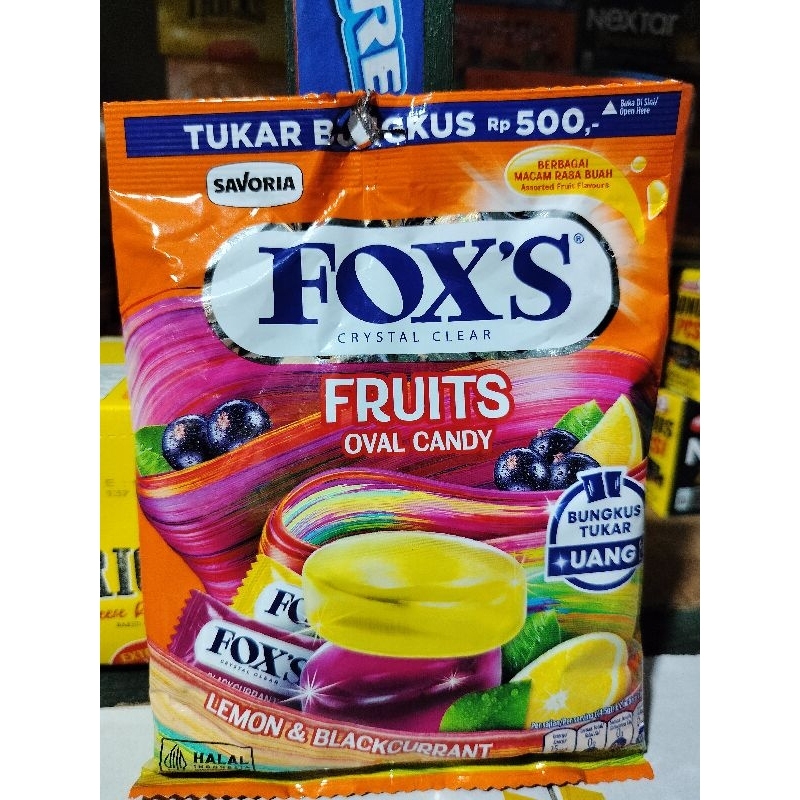 Jual Permen Fox's Fruits Oval Candy ( isi 50 butir ) | Shopee Indonesia