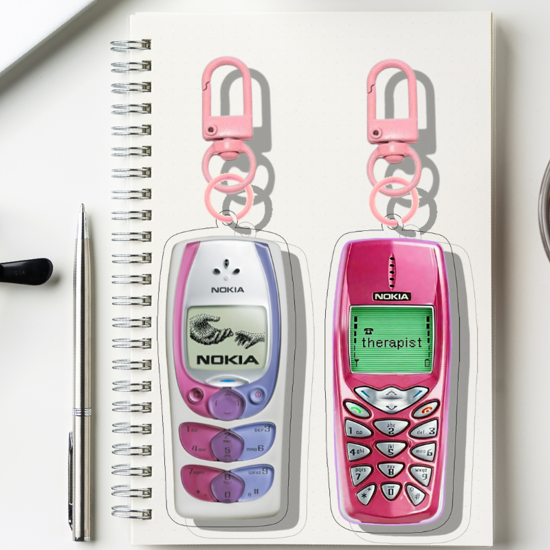 Jual Nokia Vintage Keychain | Gantungan Kunci Nokia Vintage UV Printed ...