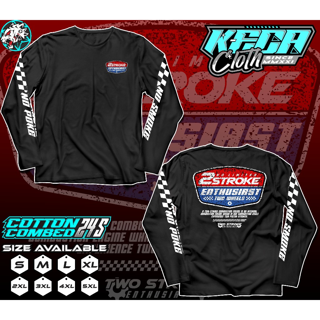 Jual Kaos Lengan Panjang 2 STROKE ENTHUSIAST - Two Stroke Racing No ...